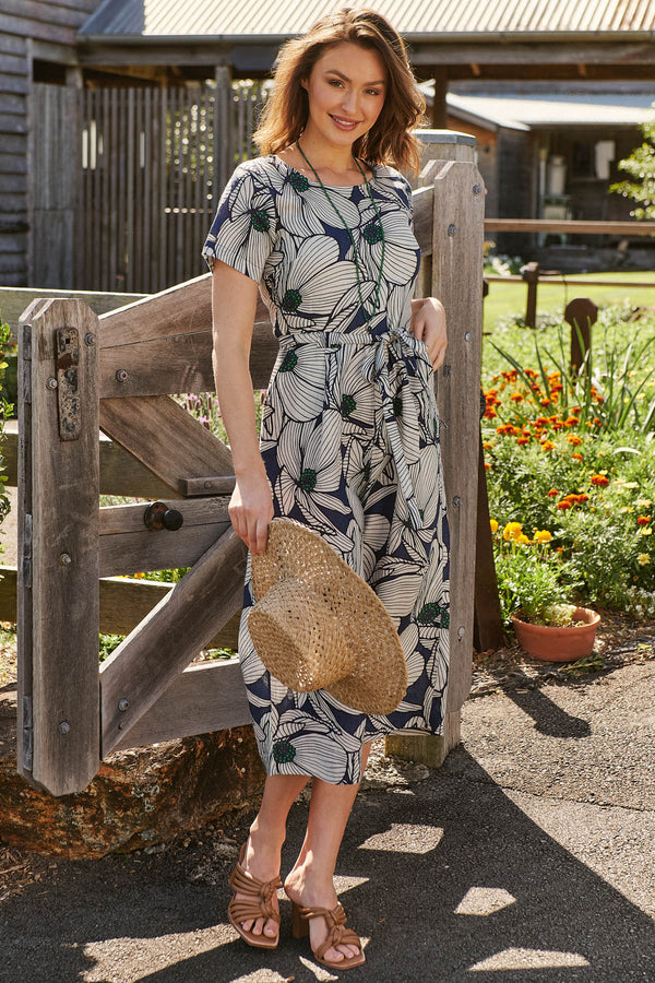 Dixie Jumpsuit Cosmos Bloom