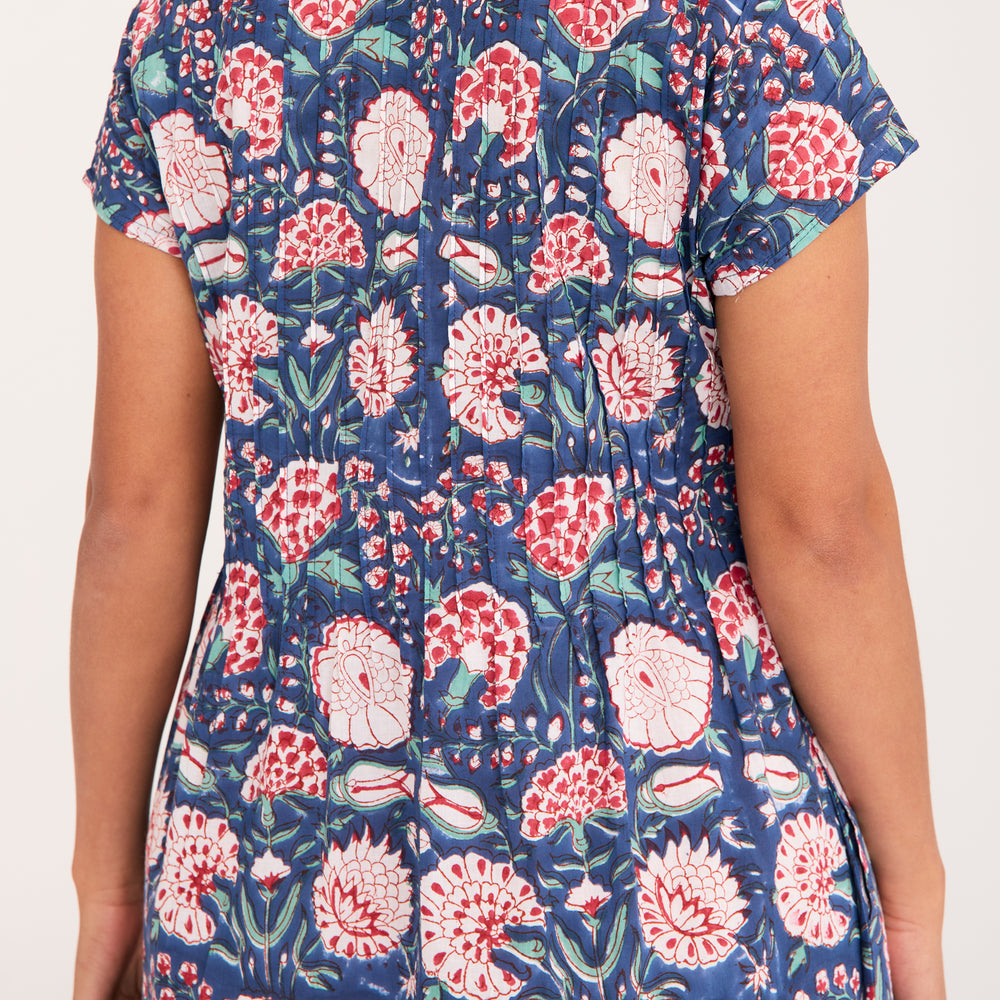 Folk Dress Dandelion Rouge