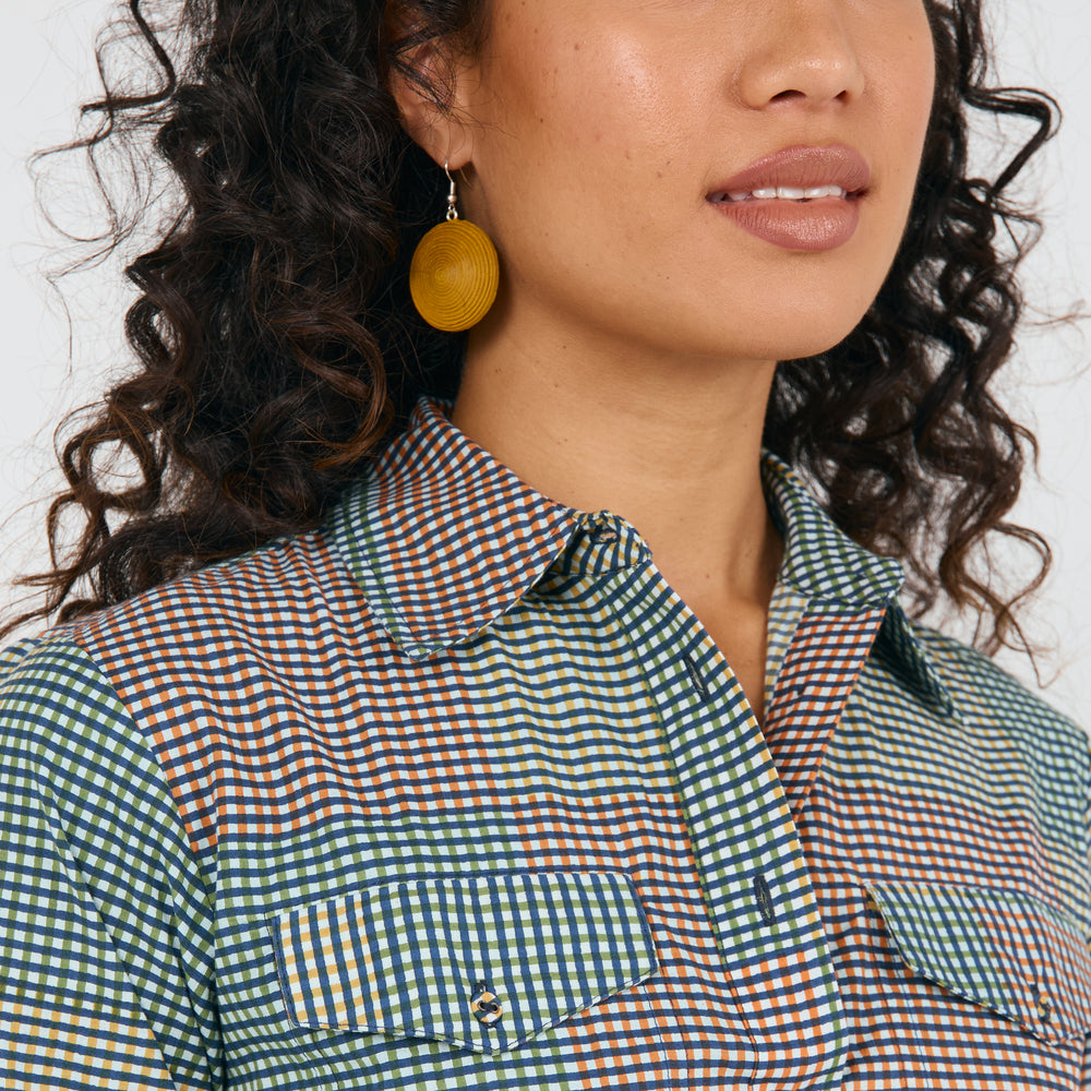 Jansen Dress Indian Plaid